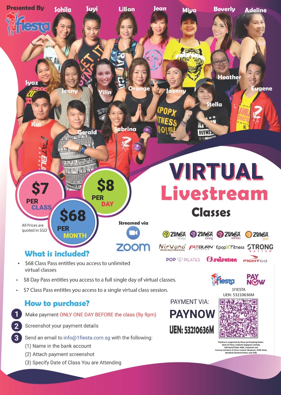 Virtual Livestream Class | 1Fiesta